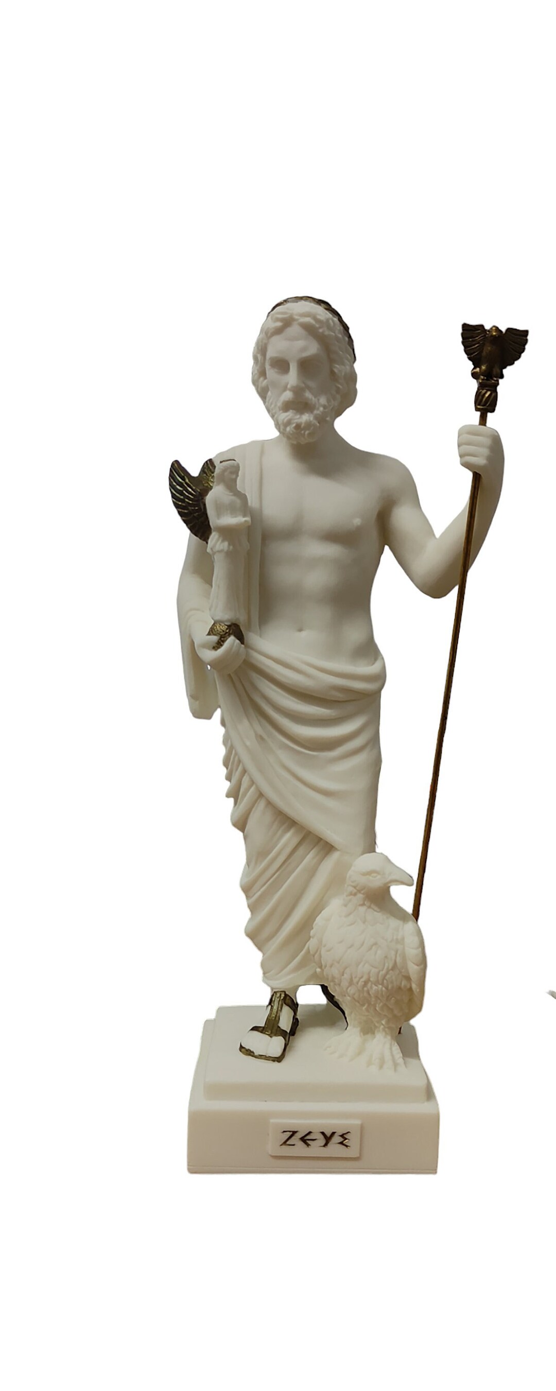 God Zeus Statue, Greek Mythology, Greek God Figure 33 Cm 12.99 Inches ...