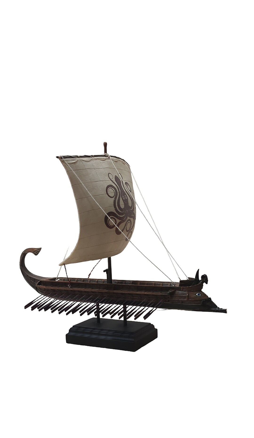 Trireme Greek Octopus Ancient Greek Boat Home Decor Greek Souvenir 11. ...