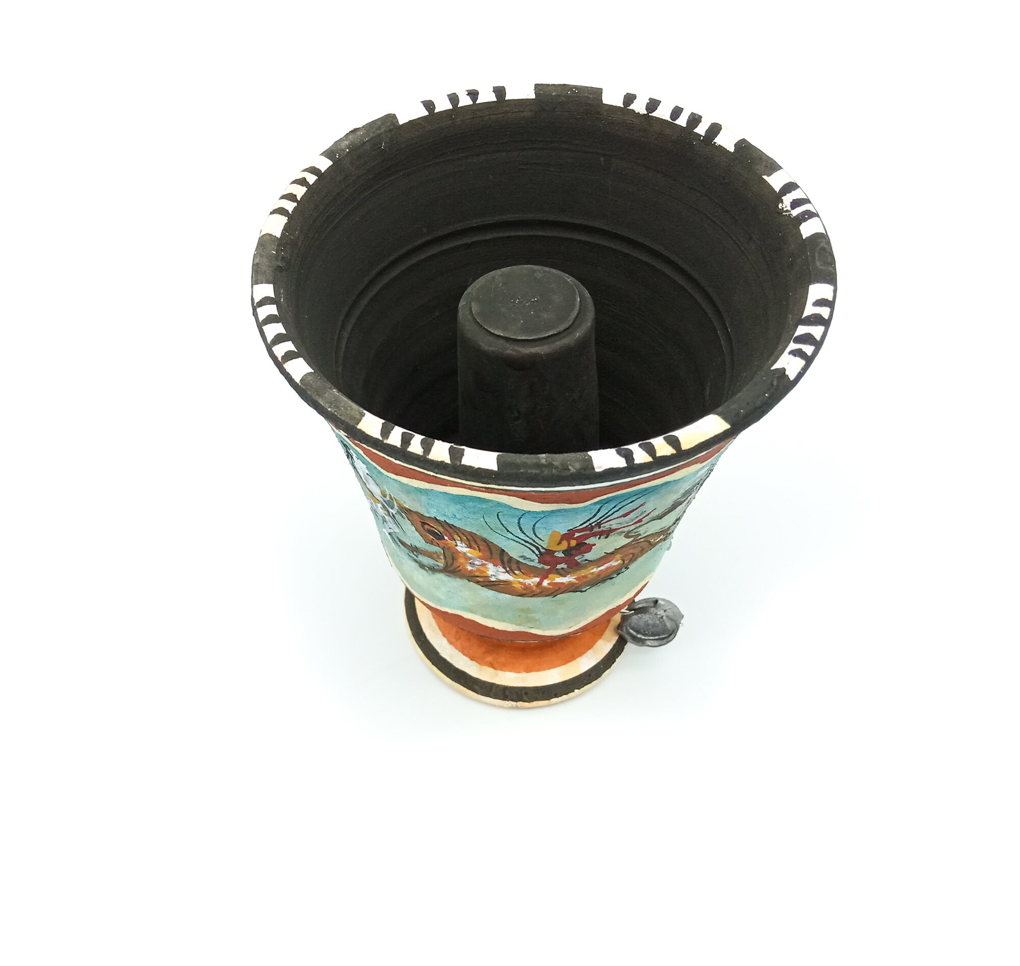 Pythagoras Justice Cup Handmade Ceramic Pottery Handpainted | Etsy