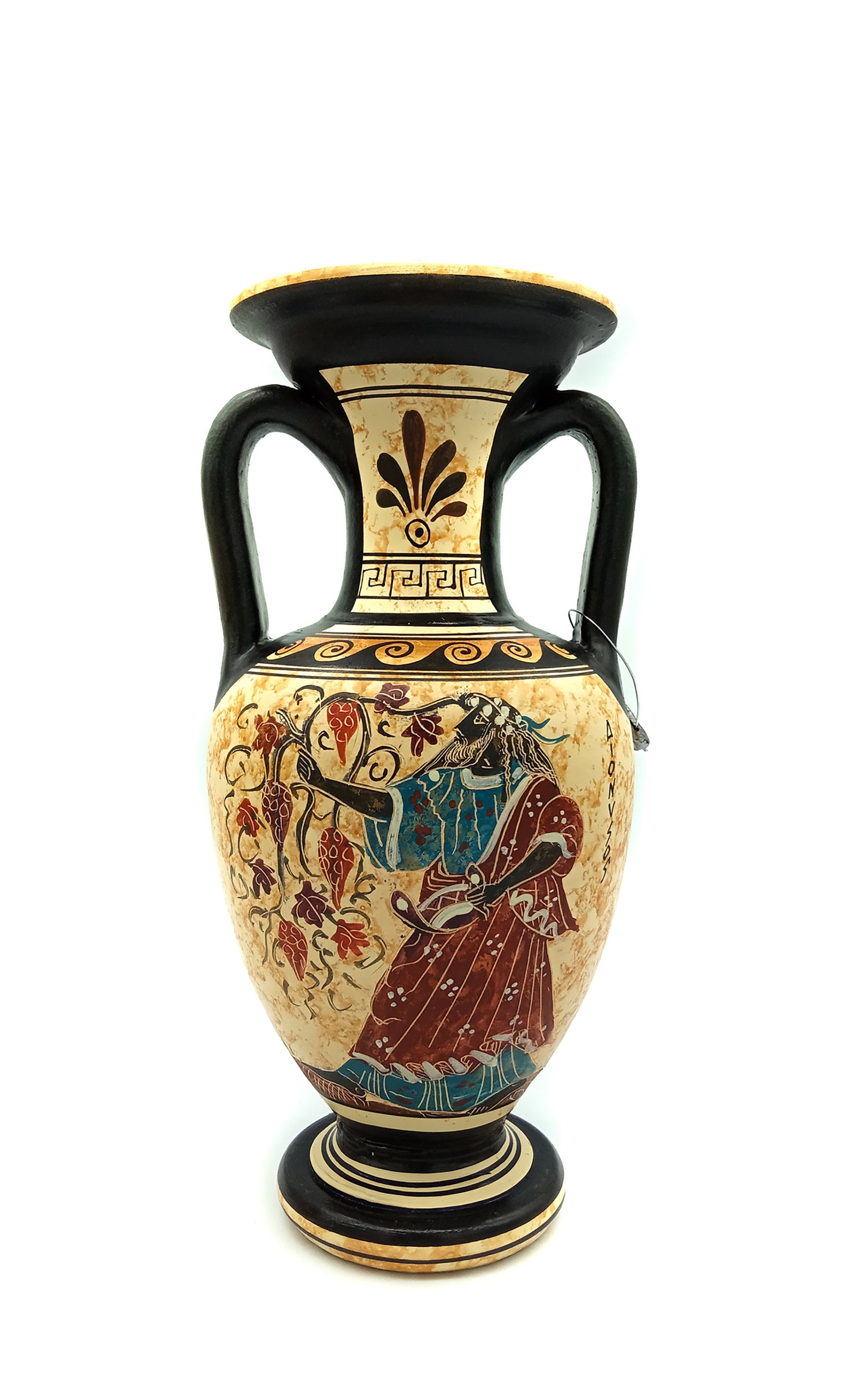 Ancient Greek Vase God Dionysos Archaic Period Amphora Greek | Etsy