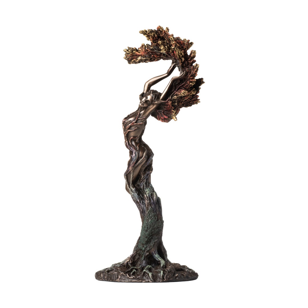 Dryad Forest Nymph Autumn Cold Cast Bronze and Resin Figure 25 - Etsy