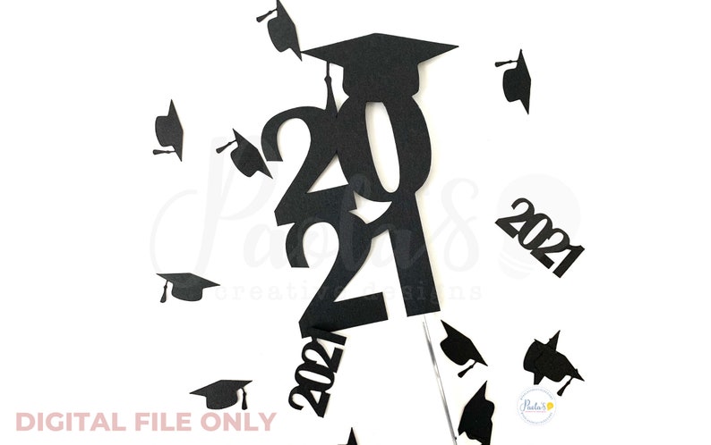 You Did It Graduation Prom Cake Topper Centerpiece Confetti - Etsy