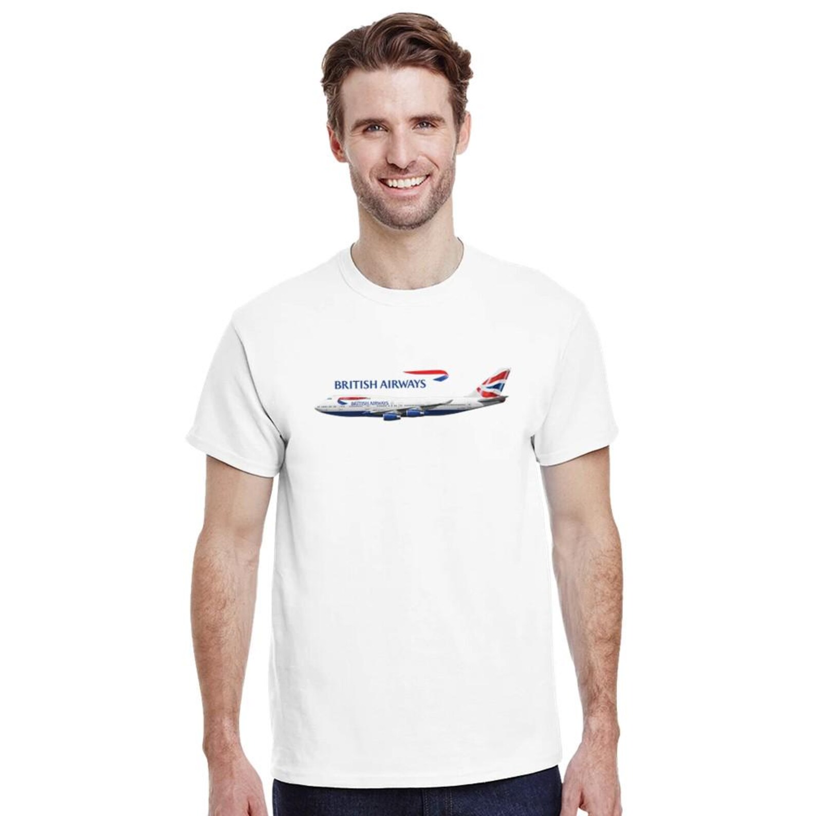 Retro British Airways Boeing 747 Fleet T-shirt, Aviation Gift, Airline ...