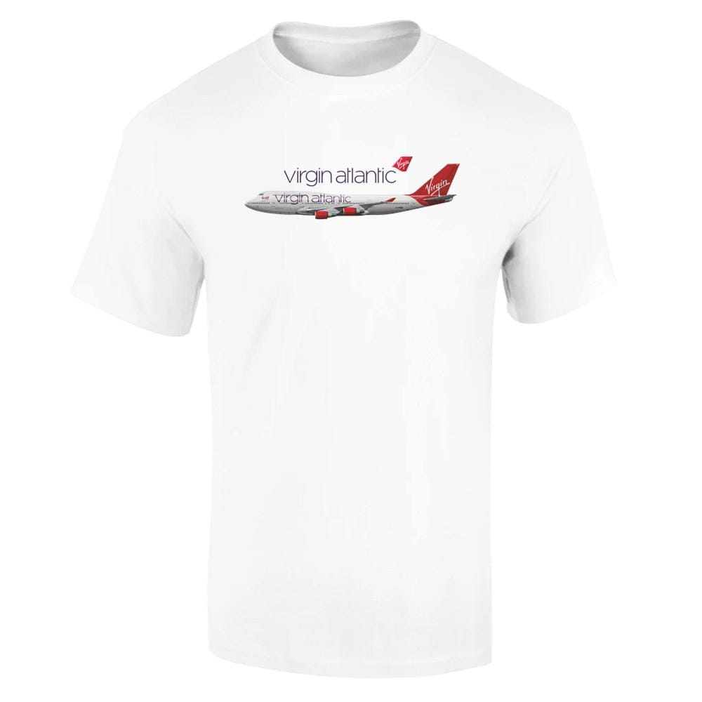 Retro Virgin Atlantic Boeing 747 Fleet T-shirt, Aviation Gift, Airline ...