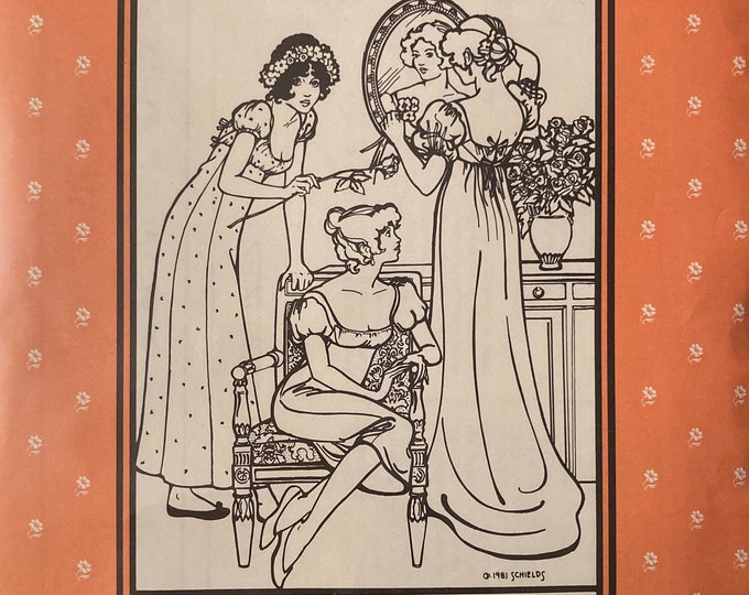 Vintage Folkwear Sewing Pattern 215 Empire Dress Multisized Uncut Early ...