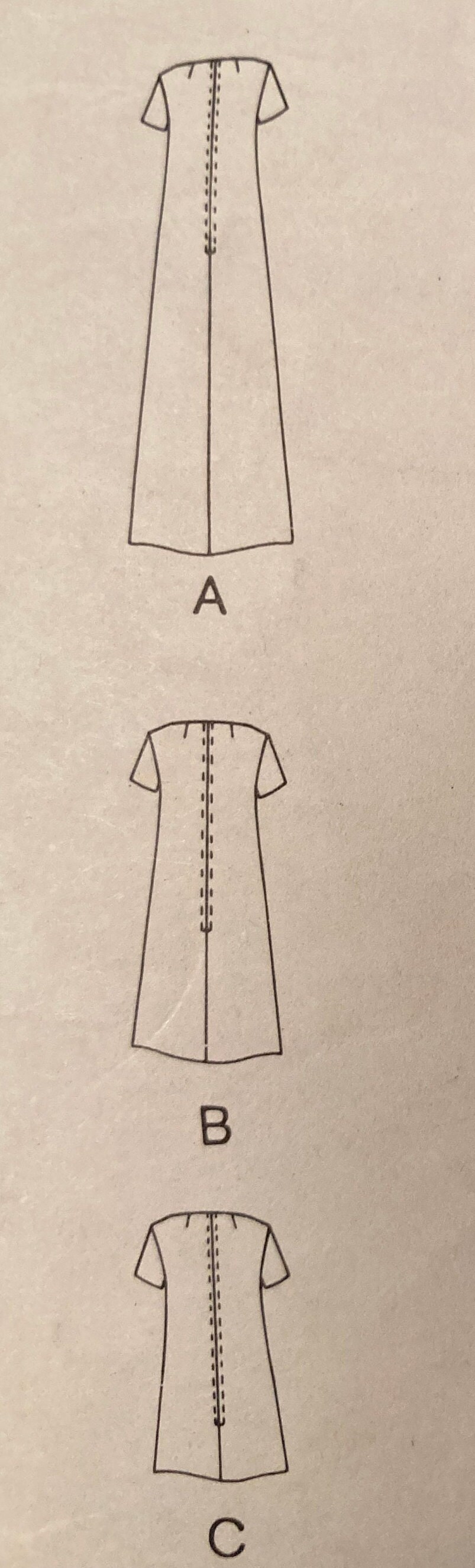 Vintage Sewing Pattern 1960s Maternity One Piece A Line Street or ...