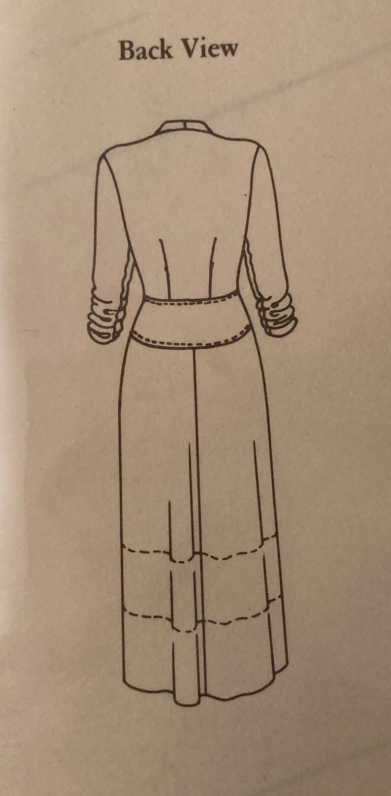 Vintage Folkwear Sewing Pattern 233 Glamour Girl Dress - Etsy