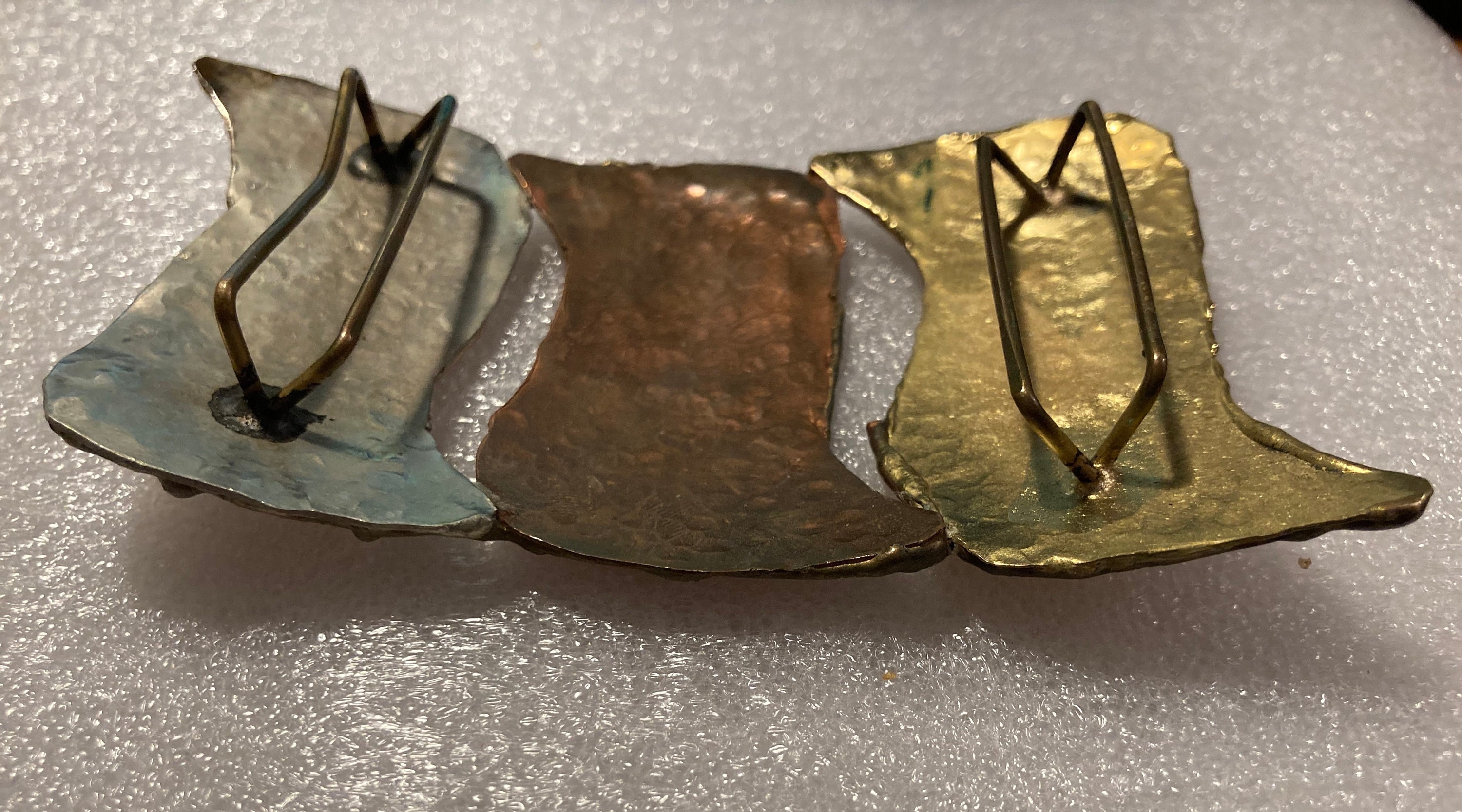 Vintage Large Brutalist Style 1970s 80s Mixed Metals Handcrafted ...