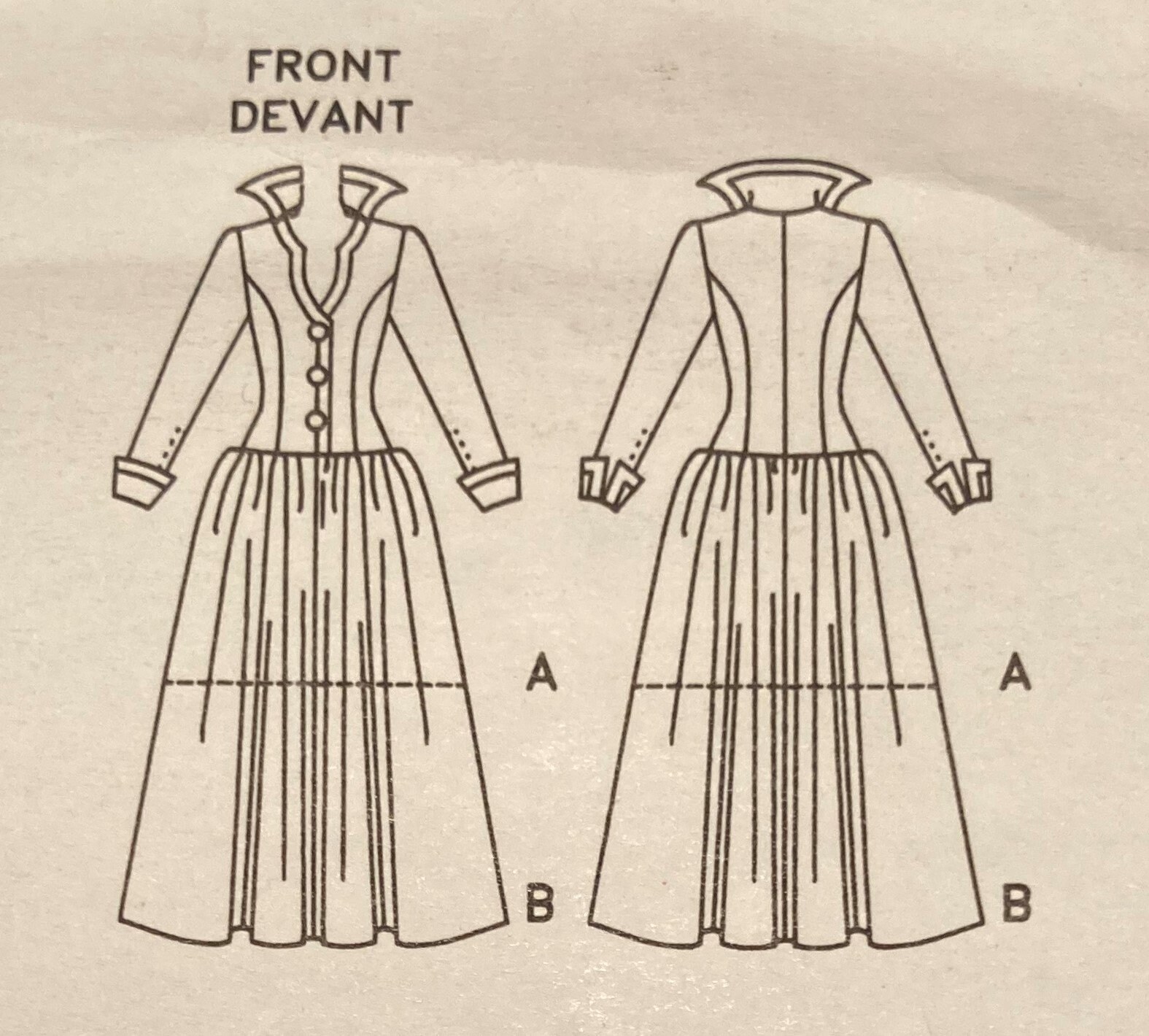 Vintage Givenchy Vogue Paris Original Sewing Pattern Dress - Etsy