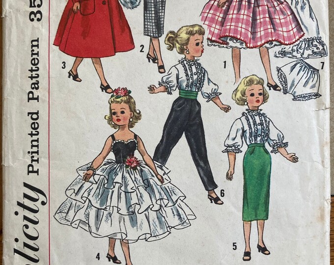 High Heel Figure 21 Doll Wardrobe 1957 Revlon Dollikin Cissy and Sweet ...