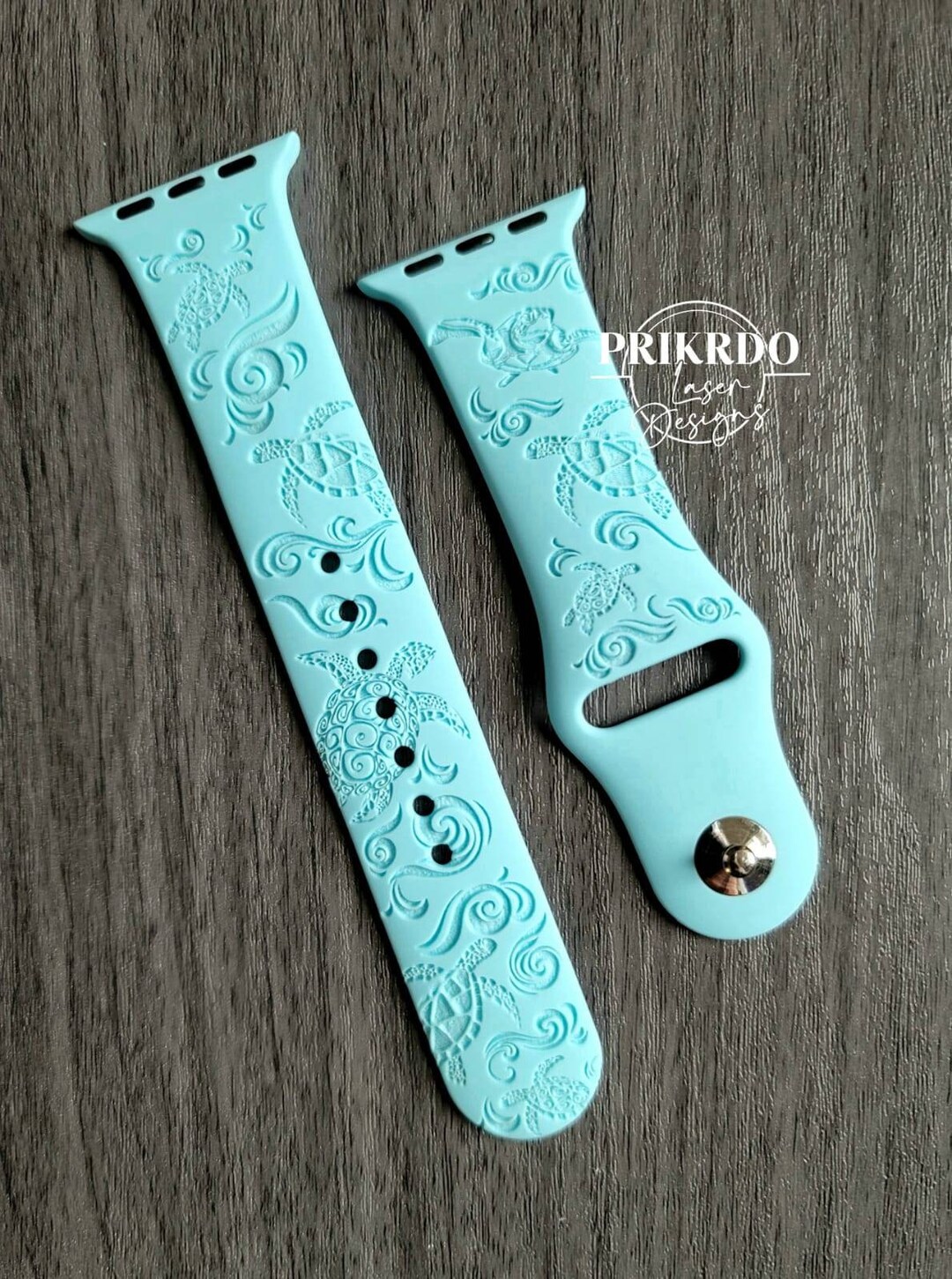 Sea Turtles Watch Band Engraved Watch Band Compatible for the "a ...