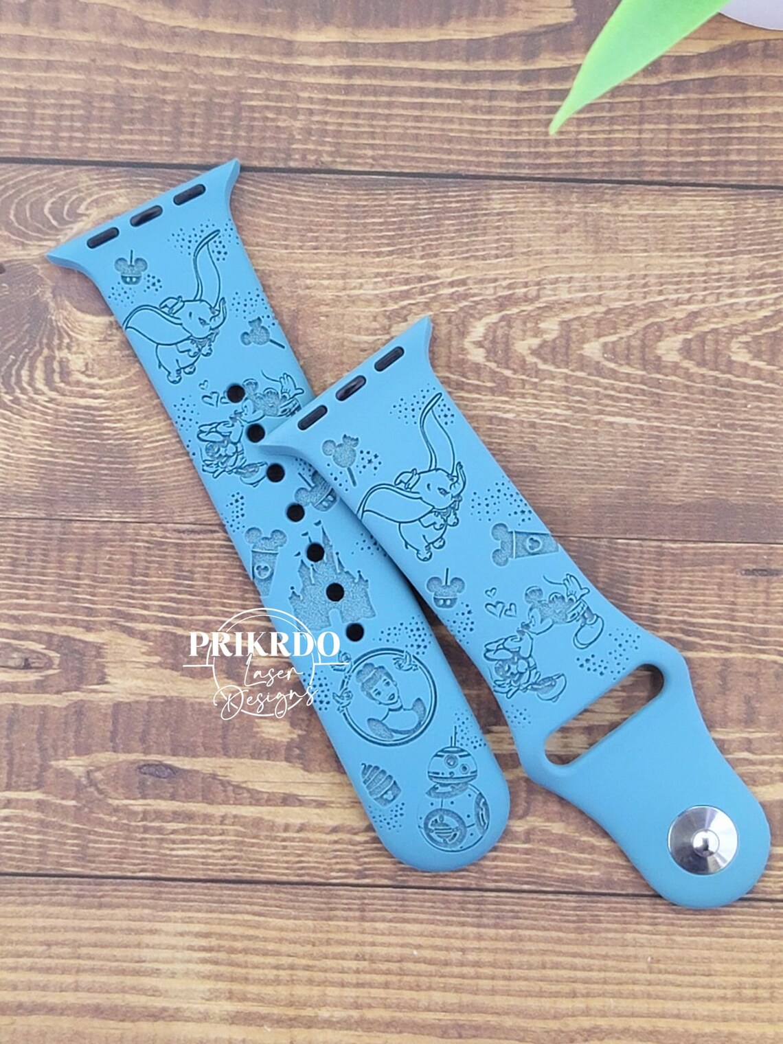 Disney Characters Engraved Watch Band Compatible for the - Etsy