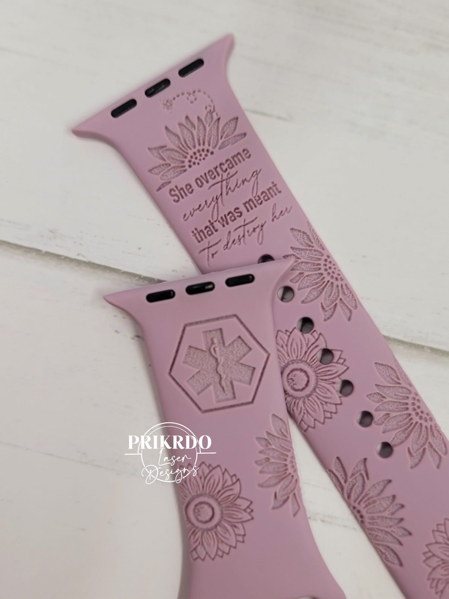 Medical Emergency Personalized Watch Band Engraved Watch Band ...