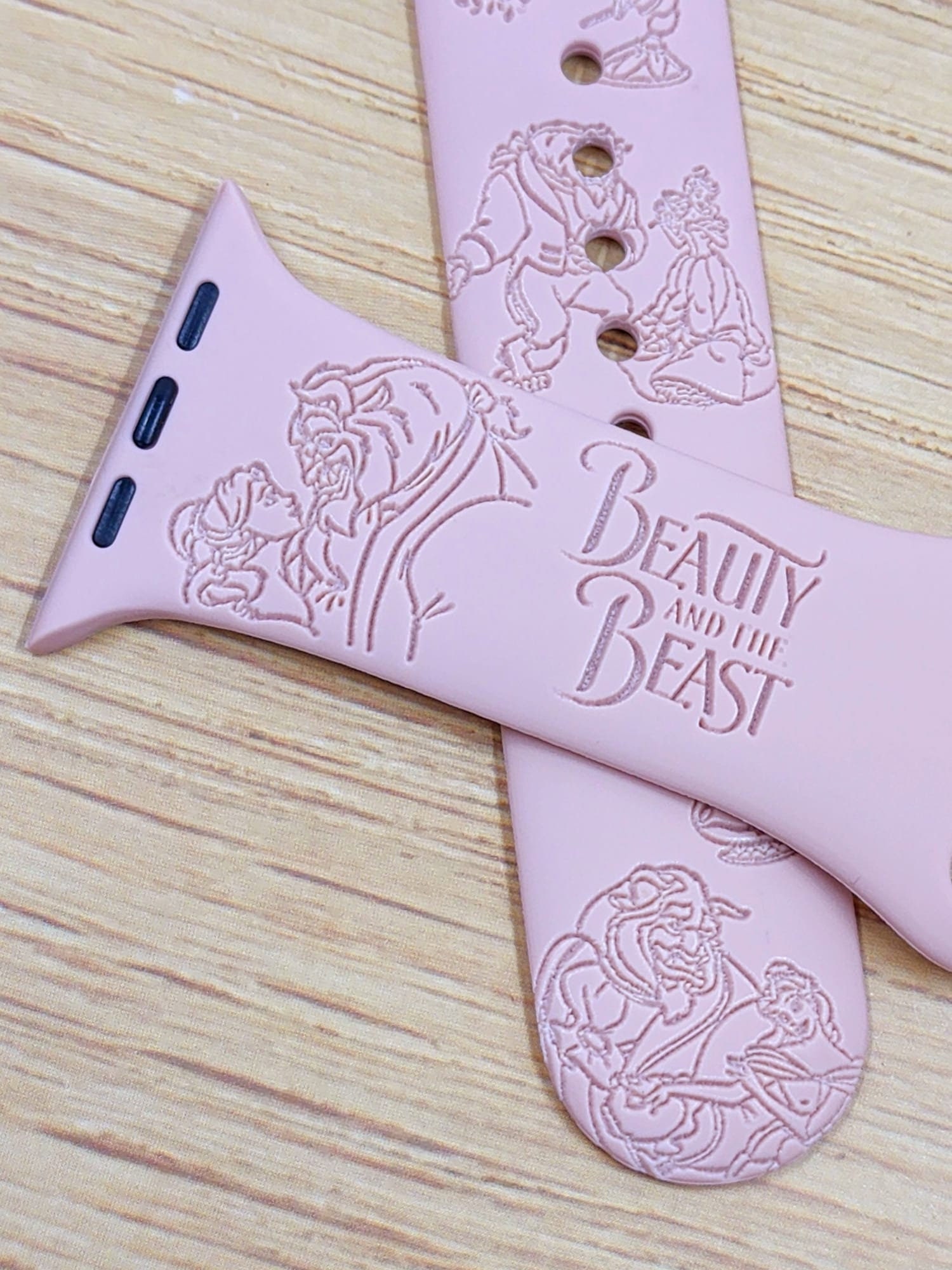 Beauty & the Beast Personalized Watch Band-engraved Watch Band - Etsy
