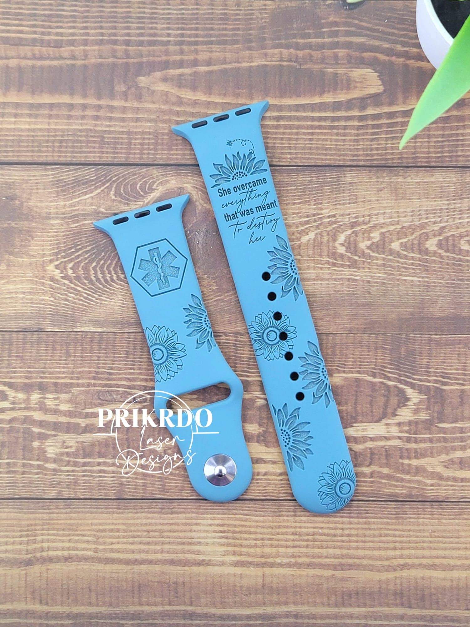 Medical Emergency Personalized Watch Band Engraved Watch Band ...