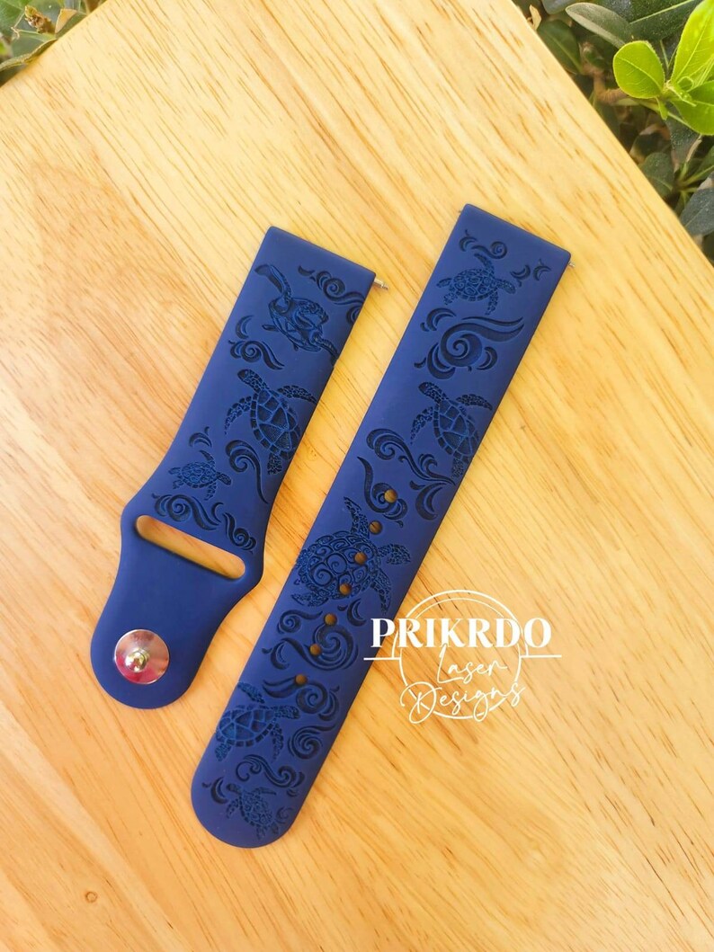Sea Turtles Watch Band Engraved Watch Band compatible for the | Etsy