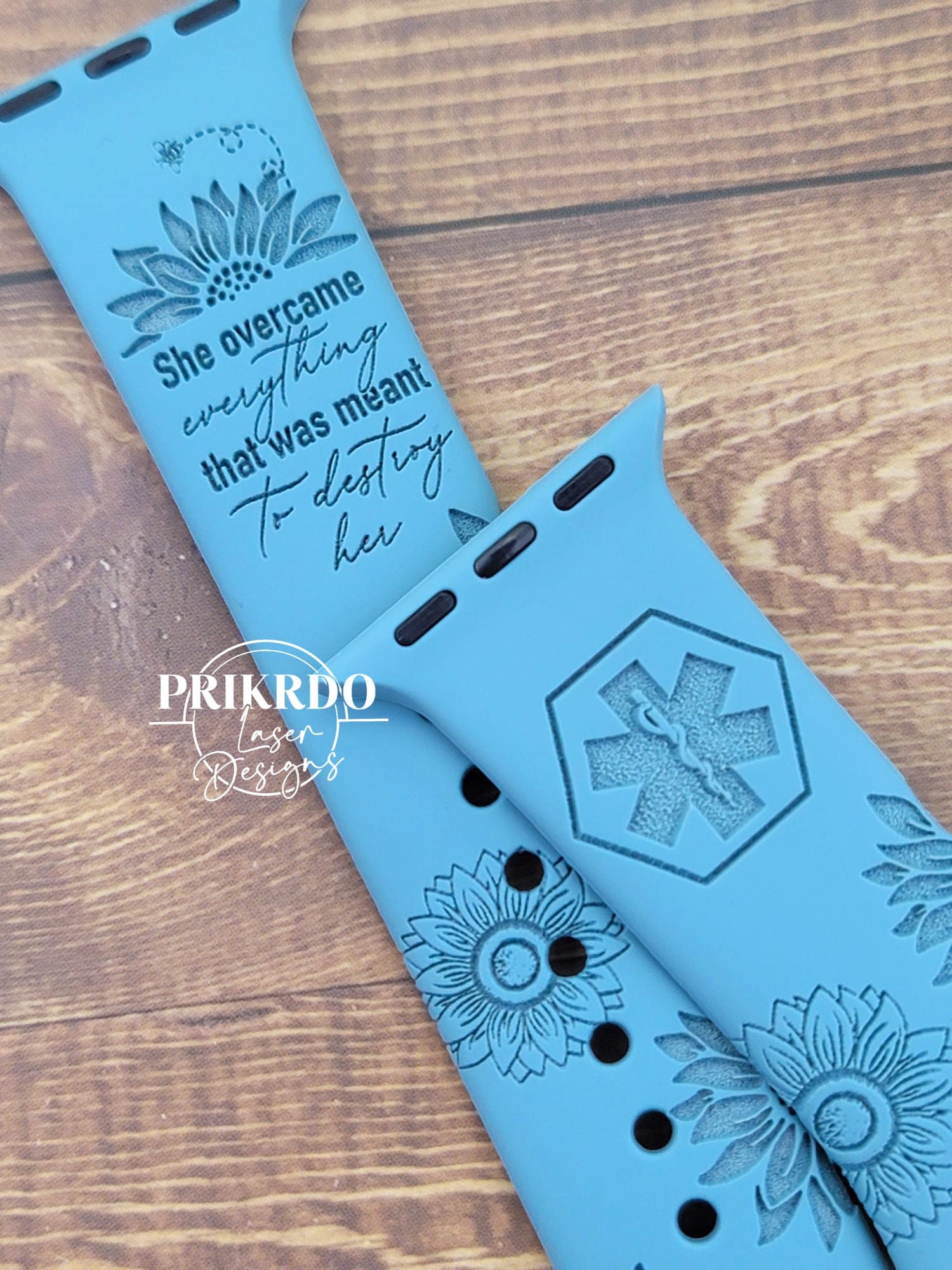 Medical Emergency Personalized Watch Band-engraved Watch Band - Etsy