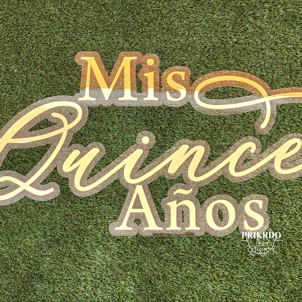 Mis Quince Anos Neon Sign - Etsy