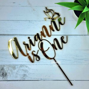 Butterfly Cake Topper / Butterfly Theme Cake Topper / Acrylic Cake ...