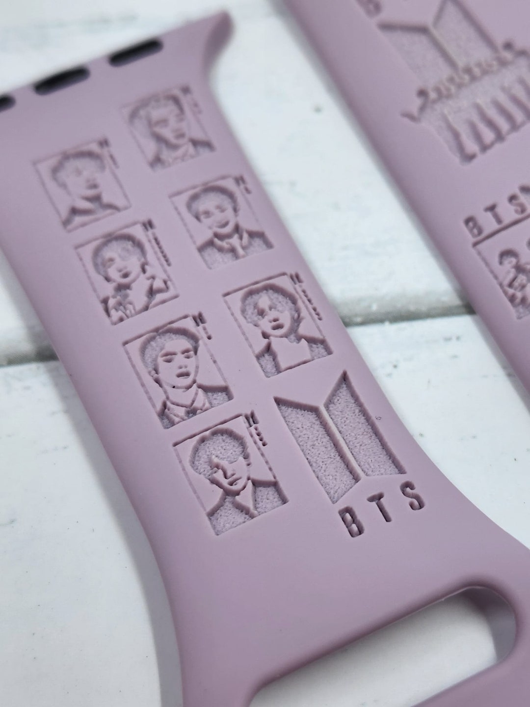 BTS Personalized Watch Band - Engraved Watch Band Compatible for the "a ...