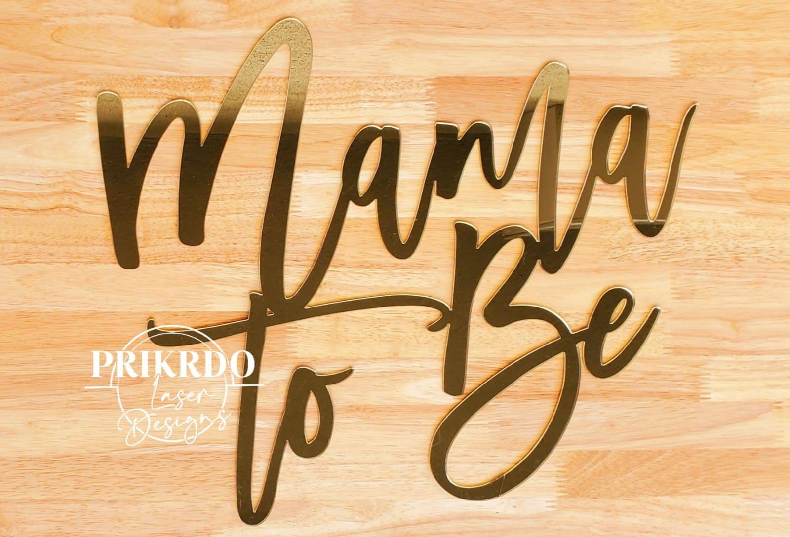 Mom to Be Mama to Be Mommy to Be Laser Cut Backdrop or Room - Etsy