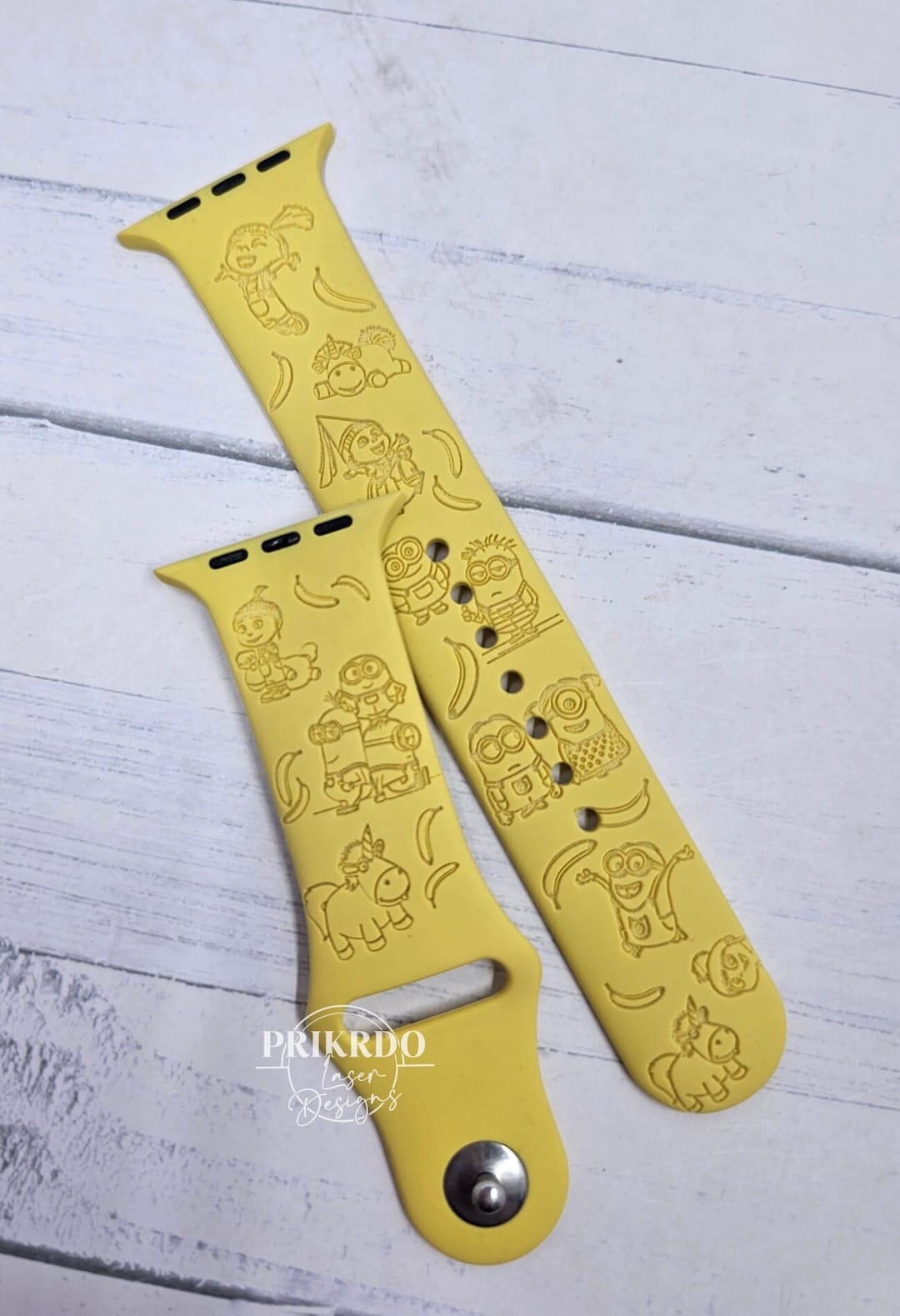 Despicable Me Inspired Engraved Watch Band Compatible for the "a ...