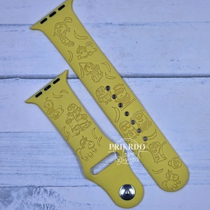 Despicable Me Inspired Engraved Watch Band Compatible for the "a ...