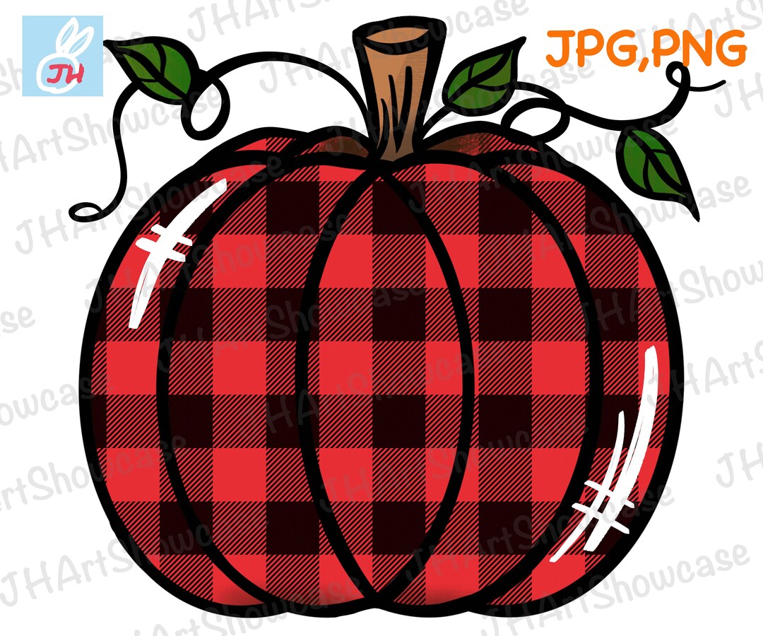 Halloween Pumpkin Png | Pumpkin With Plaid Design | Halloween for ...