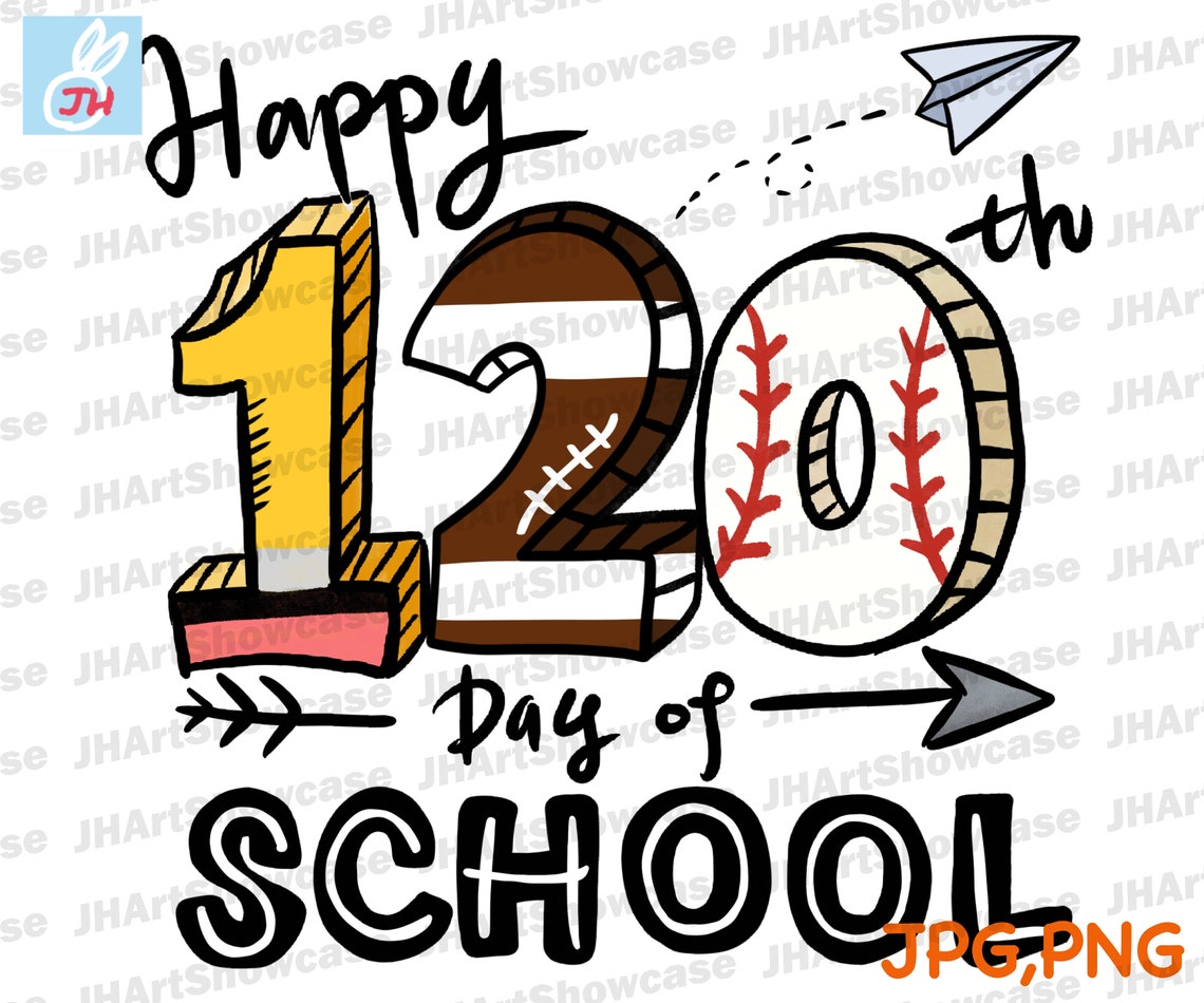 Happy 120th Day of School Png 120 Days Smarter Design School Clipart ...