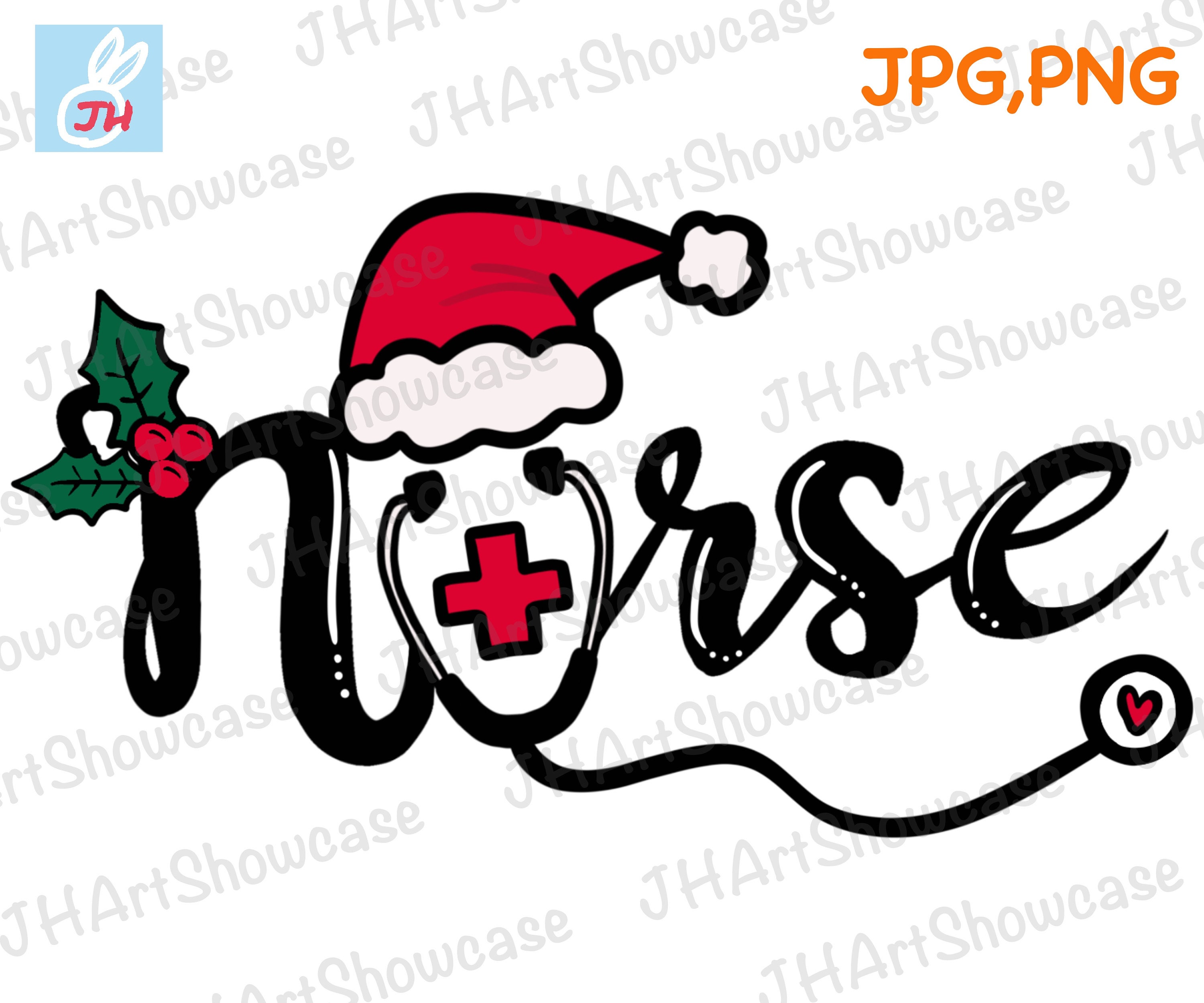 Christmas Nurse Png Nurse Png Nurse Xmas Clipart Nurse Design Nurse ...