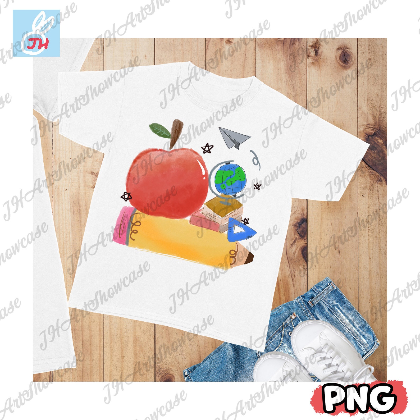 Back to School Png Watercolor Design School Frame Clipart for ...