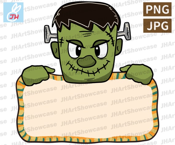 Frankenstein Png Halloween Png Happy Halloween Design - Etsy