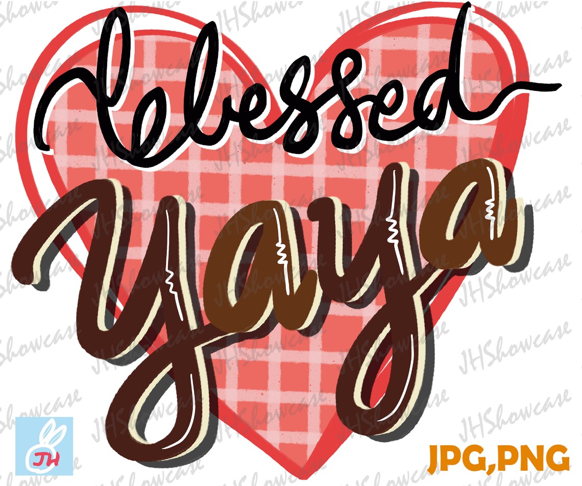 Blessed Yaya PNG Mother's Day Design Yaya for - Etsy