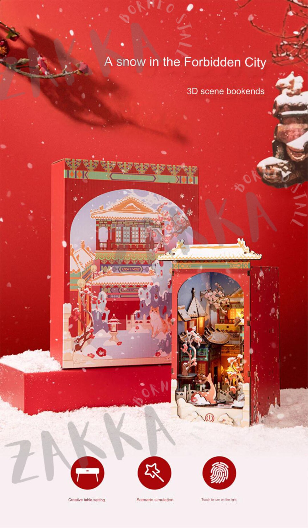 Limited Edition DIY Miniature Book Nook Snow in the - Etsy