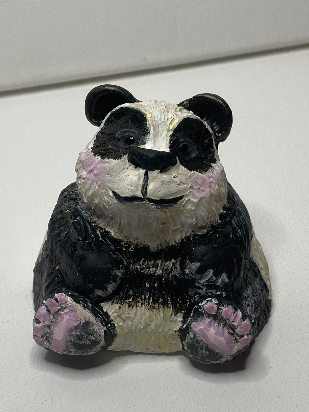 Clay Panda Sculpture - Etsy