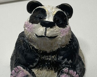 Panda Clay Sculpture - Etsy
