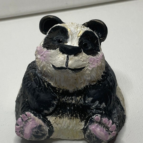 Panda Clay Sculpture - Etsy