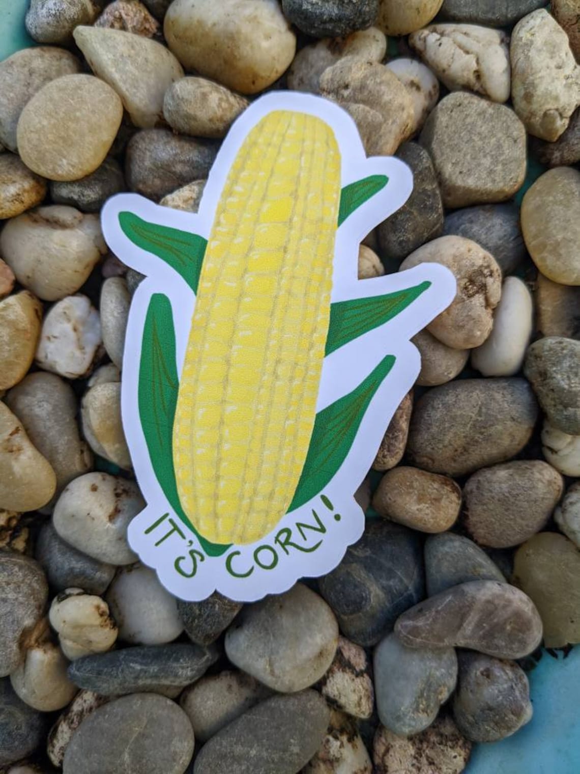 It's Corn Sticker Tiktok Sticker Viral Meme Sticker - Etsy