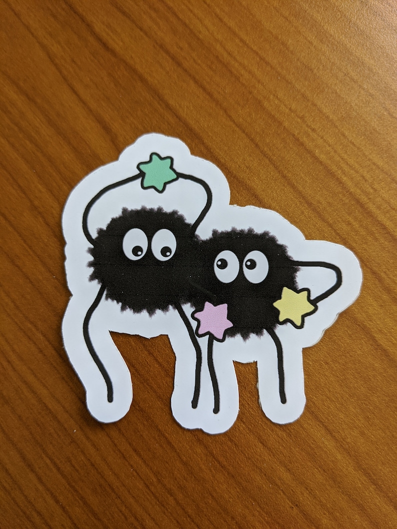 Soot Sprite Sticker Susuwatari Sticker Studio Ghibli | Etsy