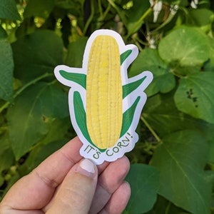 It's Corn! Sticker, Tiktok Sticker, Viral Meme Sticker, Corn Sticker ...