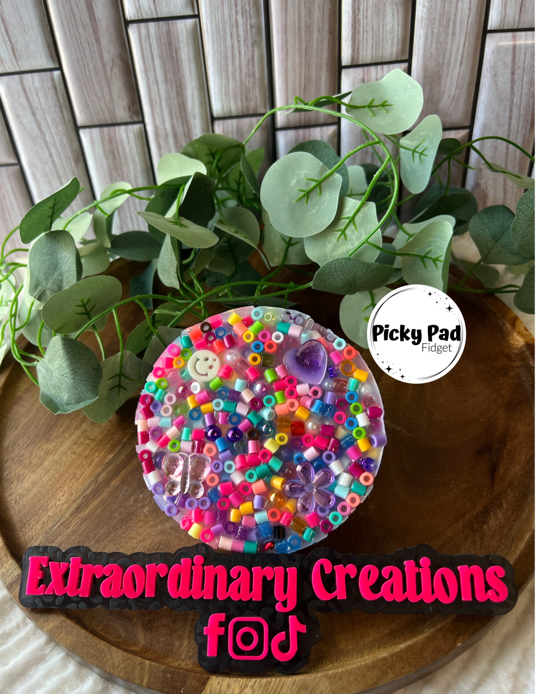 Multi Color, Silicone Picky Pad, Sensory Toy, Stress & Anxiety Relief ...