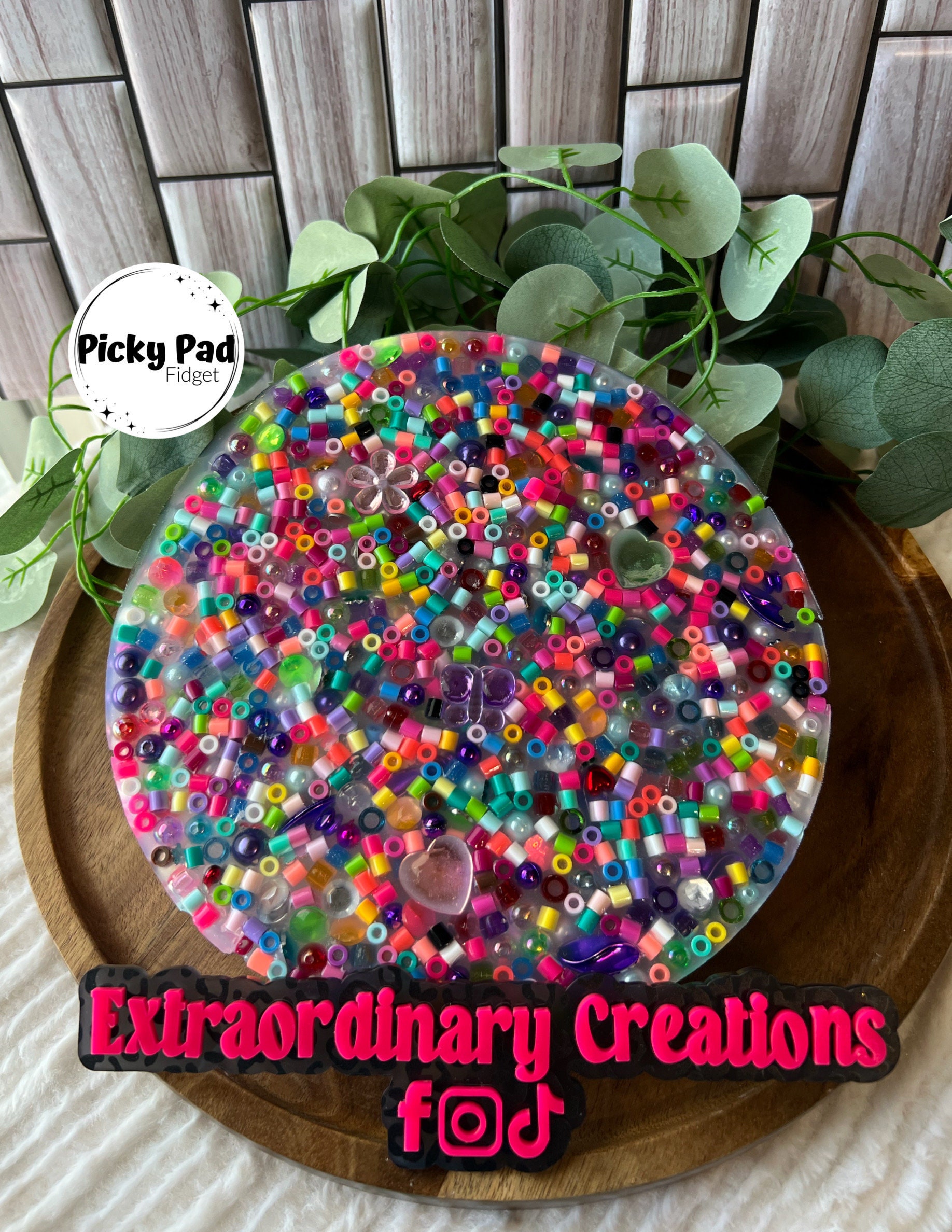 Multi Color, Silicone Picky Pad, Sensory Toy, Stress & Anxiety Relief ...