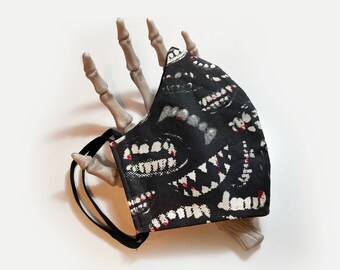 Monster Teeth Face Mask - Etsy
