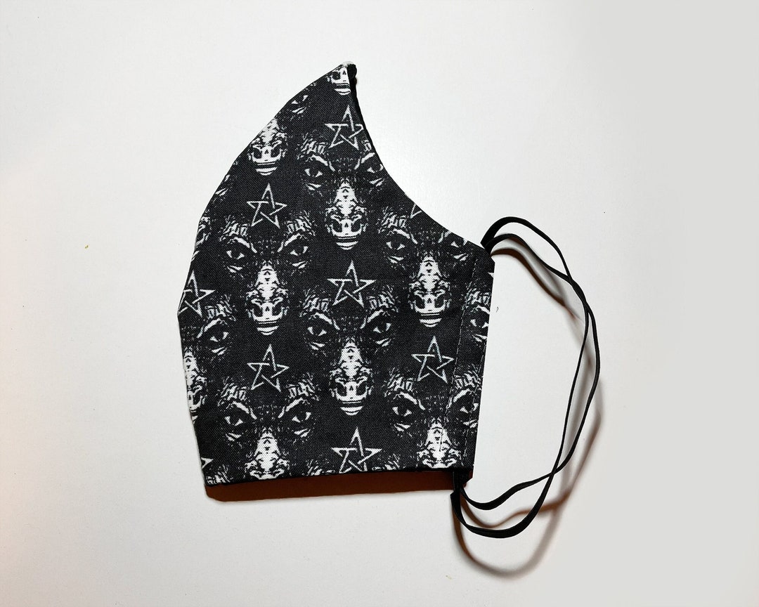 Baphomet Face Mask - Etsy