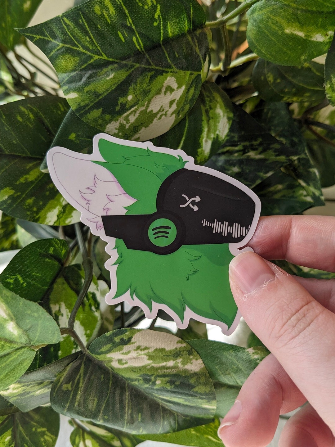 Protogen "spotify" Funny Furry Vinyl Sticker - 3 Inch Cute Decal - Etsy