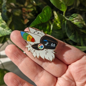 Protogen "google" Cute Furry Enamel Pin | 1.5 Inches - Etsy