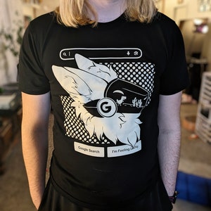 Google Protogen Furry Screenprinted T-shirt - Etsy