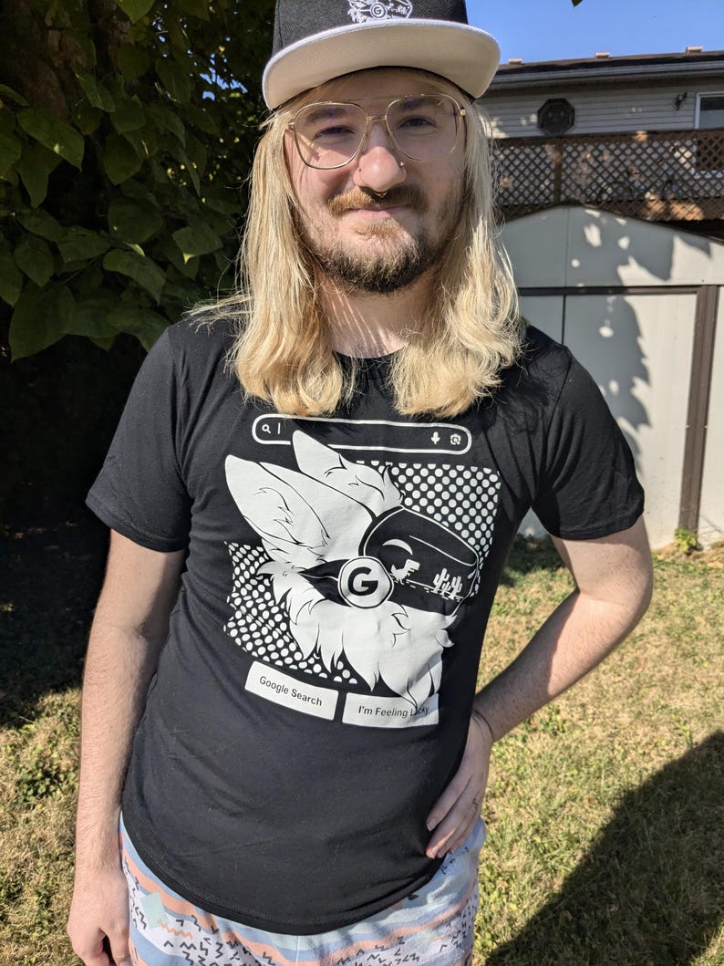 Internet Protogen Screenprinted T-shirt: Retro Furry Streetwear - Etsy