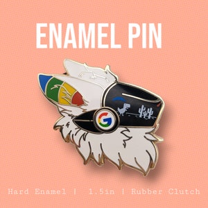 Protogen "google" Cute Furry Enamel Pin | 1.5 Inches - Etsy