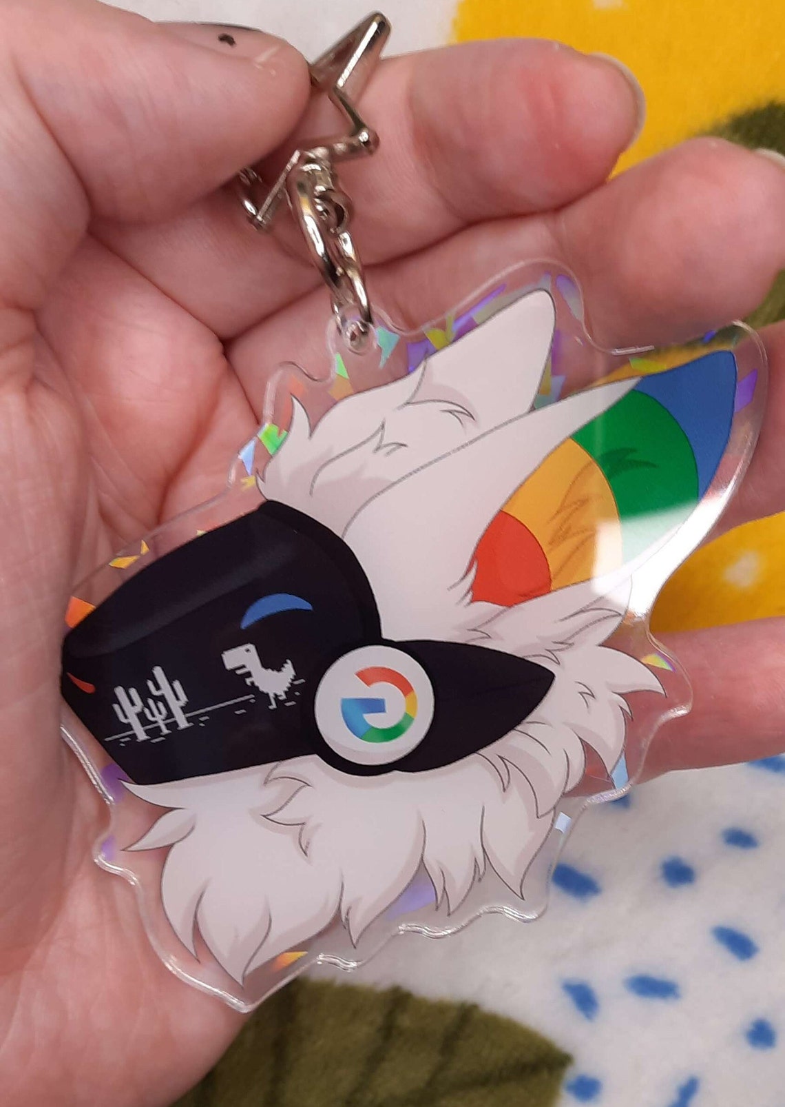 Protogen google Dinosaur Computer Game Holographic - Etsy